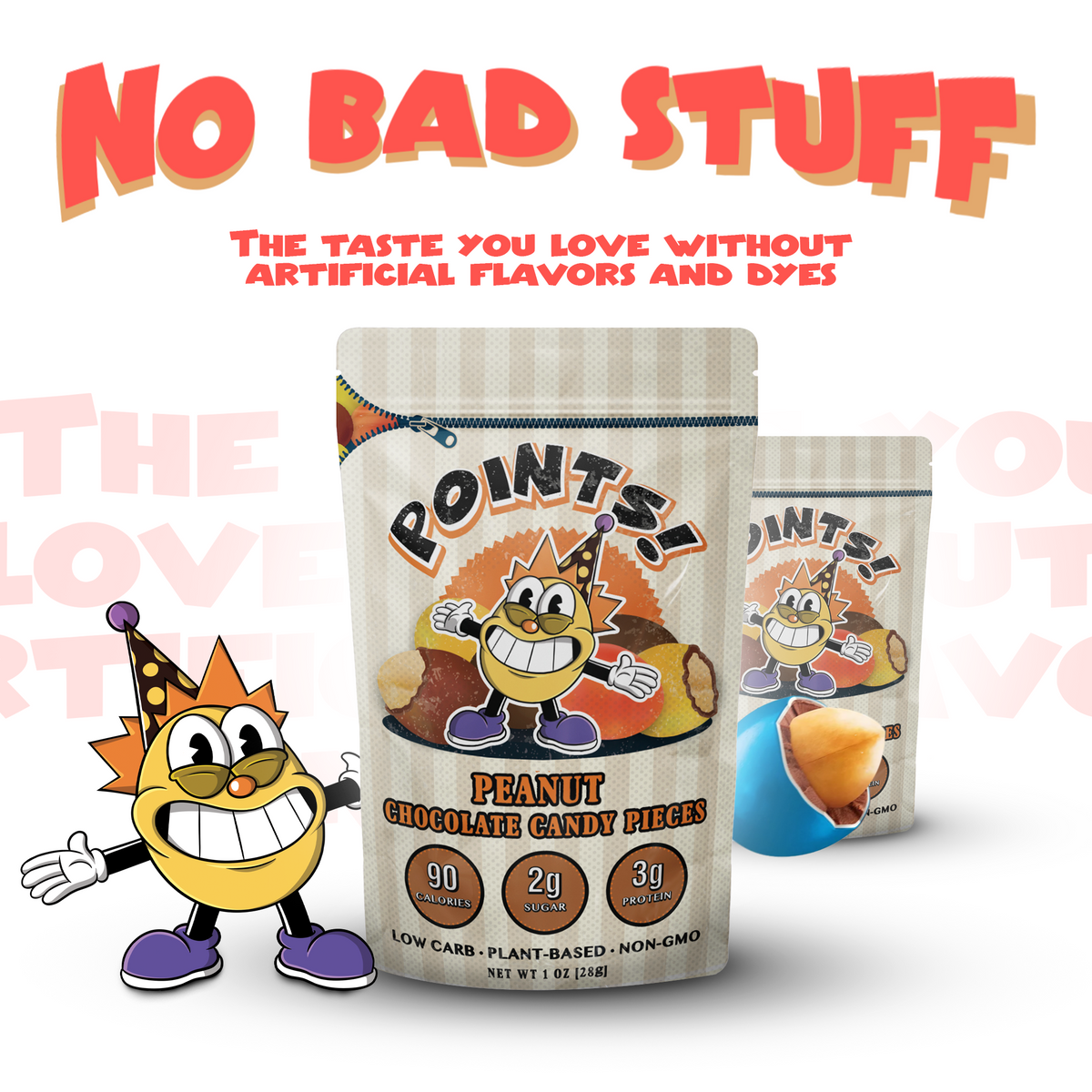 POINTS! ~ Peanut Chocolate Candies – Hummii Snacks